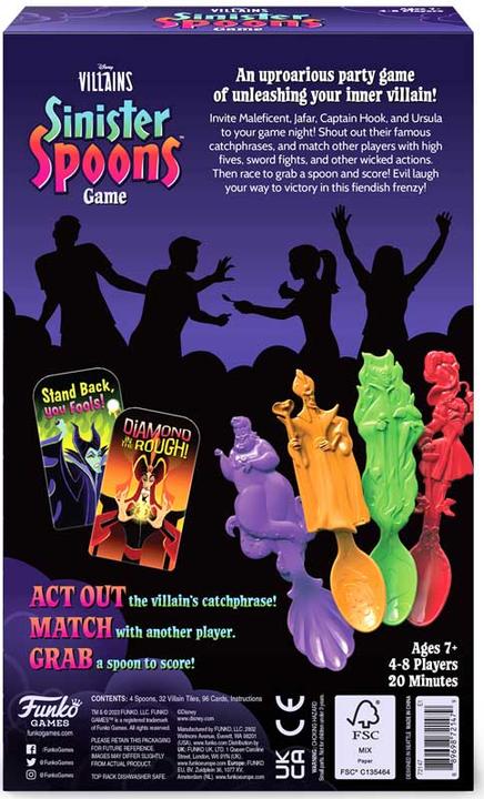Funko Games: Disney Villains: Sinister Spoons Game /72147 - Galaxus