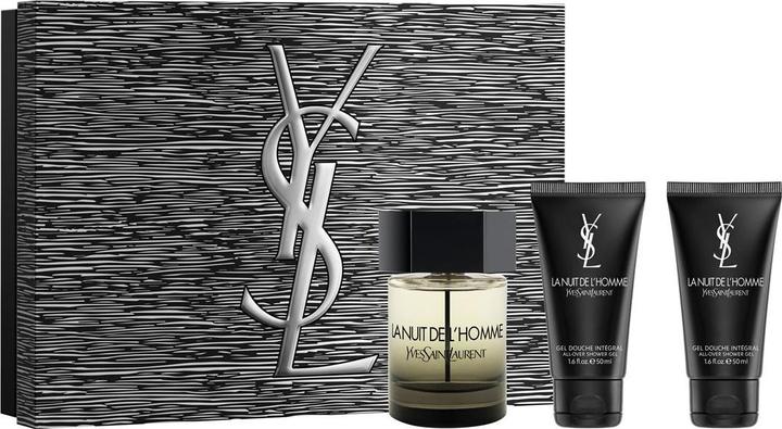 Yves Saint Laurent La Nuit de l'Homme Eau de Toilette 100ml + 2 x ...