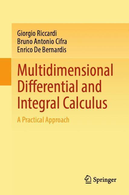 Springer Multidimensional Differential and Integral Calculus - Galaxus
