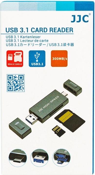 JJC CR UTC4AC USB 3.1 Card Reader Grey - kaufen bei Galaxus