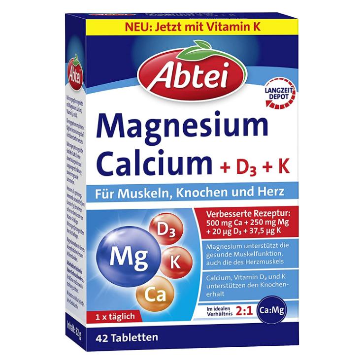 Abtei Magnesium+Calcium+D3+K Tabl - kaufen bei Galaxus - Galaxus