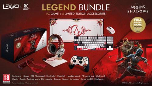 Lexip X UBISOFT Assassins Creed Shadows MASTER Box PC Game Keyboard ...