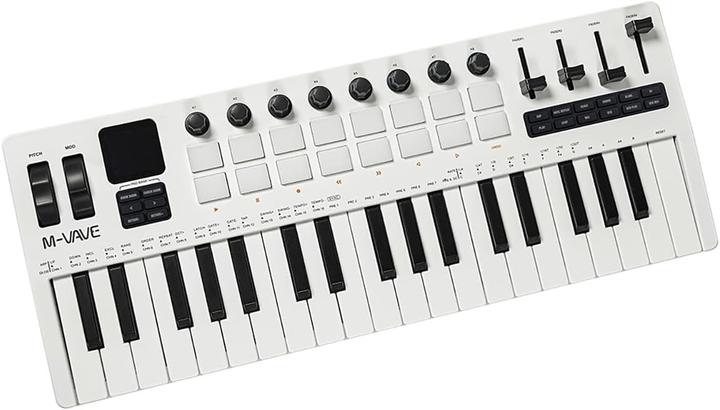 M-Vave Tastiera MIDI Bluetooth SMK37 Pro con Sintetizzatore FM ...