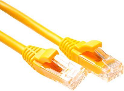 ACT Yellow 5 meter U/UTP CAT5E patch cable component level with RJ45 connectors - Galaxus