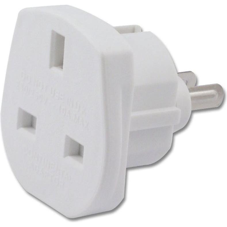Invento Power Plug adapter from UK (United Kingdom) 3pin to Euro Socket ...