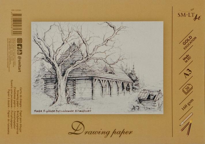 ART Drawing and sketching paper SMLT A3, 160 g/m2, 20 sheets, glued - Digitec