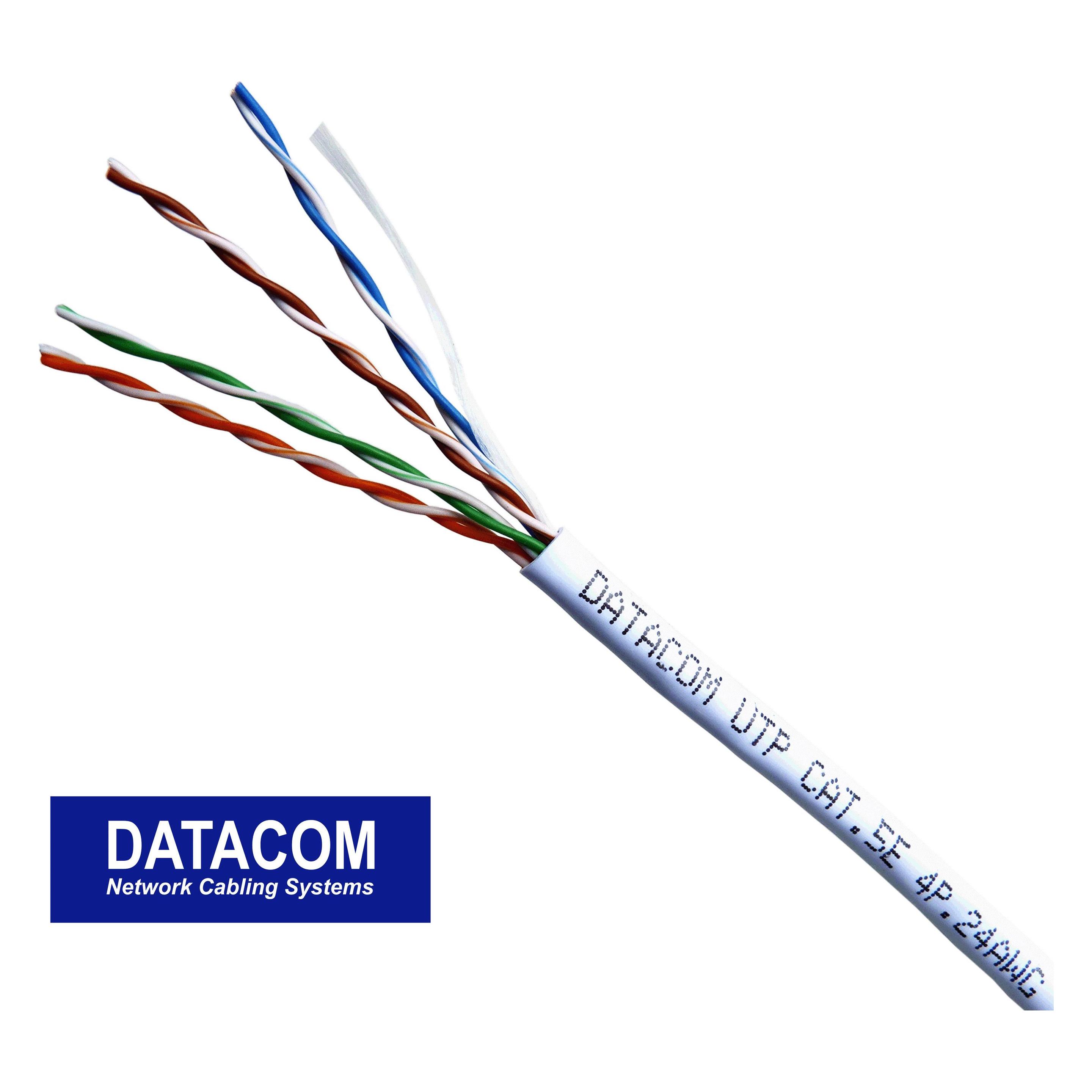 Datacom UTP Cat5e PVC kabel (drÃ¡t), bÃ­lÃ½ - kaufen bei Digitec