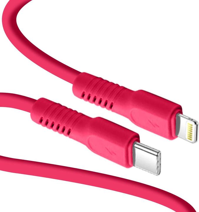 Forever COLORUM Kabel USB-C - Lightning 1,8m 2,4A CK12-CL-02 xMagenta ...
