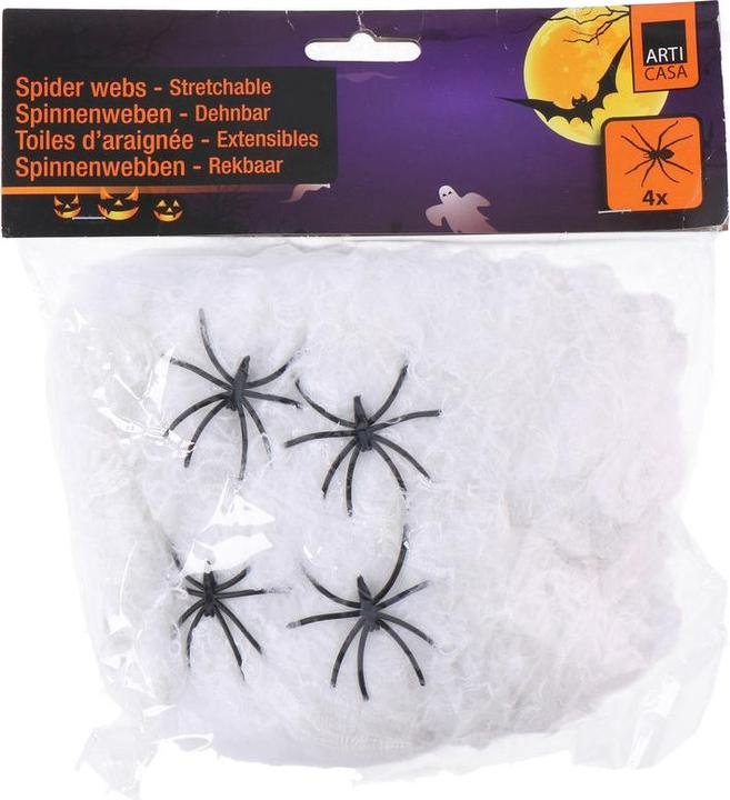 Arti Casa Spider web stretch + 4 spiders - acheter sur Galaxus