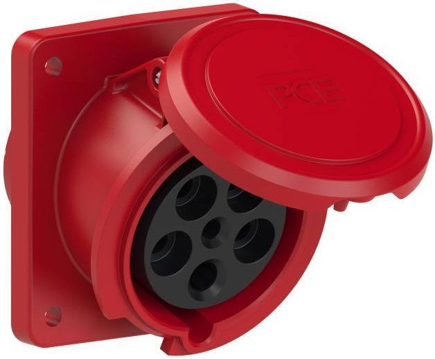 PCE 4351-6 Aansluitdoos schuin 63A 5p 7h IP44 Power Twist (flens ...