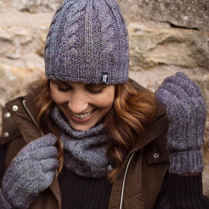 Heat Holders Winter Mütze und Handschuhe Set | Gestrickt und Warm - Galaxus