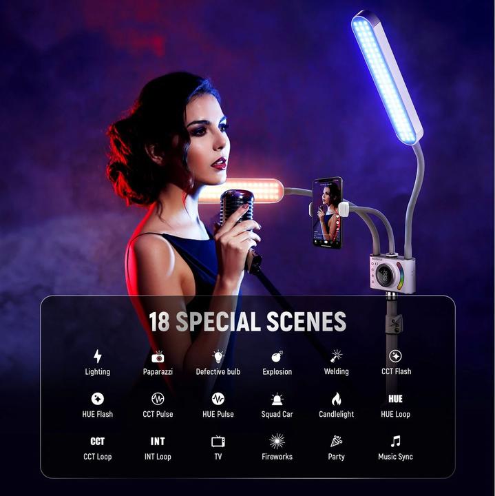 Neewer BH40C Double Arms RGB LED Fill Light (EU) - kaufen bei Digitec ...