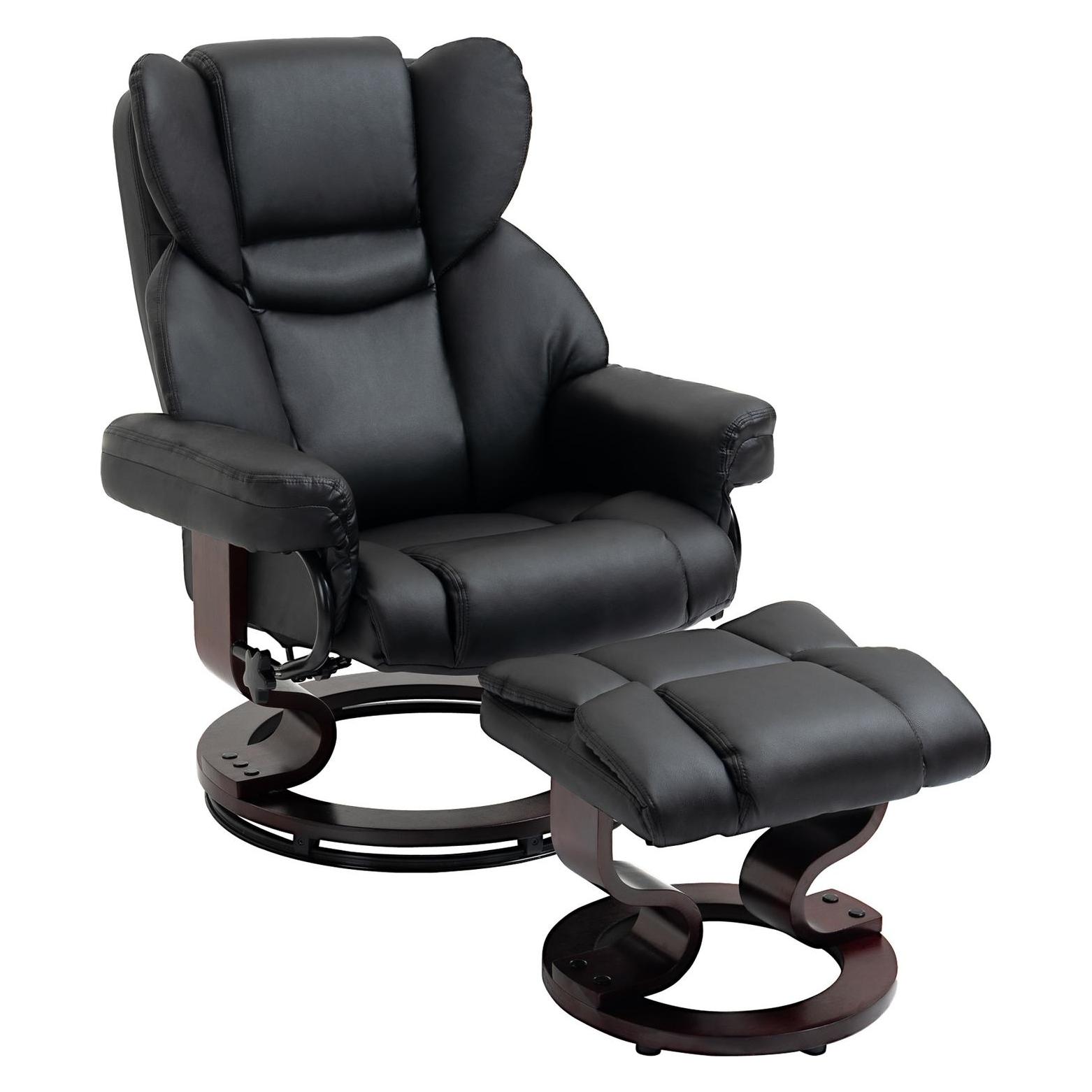 JTI Relaxsessel Mit Hocker Drehbarer Fernsehsessel Mit Liegefunktion ...