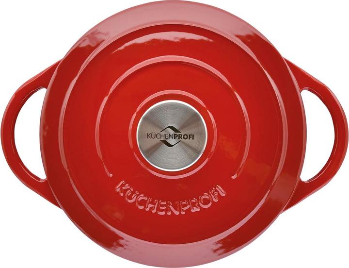 Küchenprofi Roasting pan round, 20 cm classic red (20 cm, Casserole ...