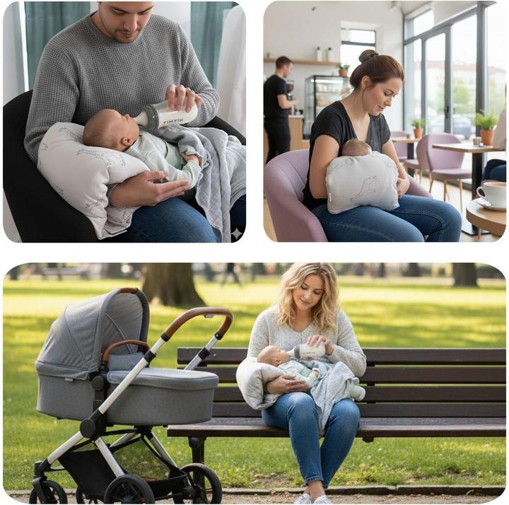 La Loona LaLoona Stillkissen Reisestillkissen / Mini-Stillkissen 2in1 - Galaxus