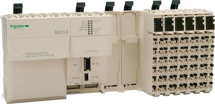 Schneider Electric Controllore PLC, Modicon M258, 46 I/O, Ethernet ...