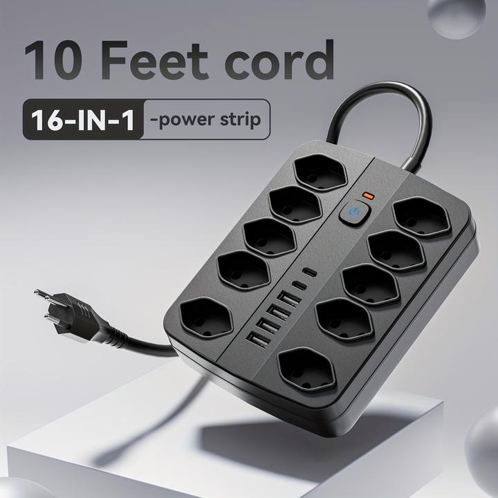 PhoneLook 16-in-1 Steckdosenleiste (16x, Typ 13, 3 m) - Digitec