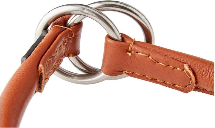 Kerbl Round leather Roma with stopper 50cm, 8mm, cognac (50, Dog ...