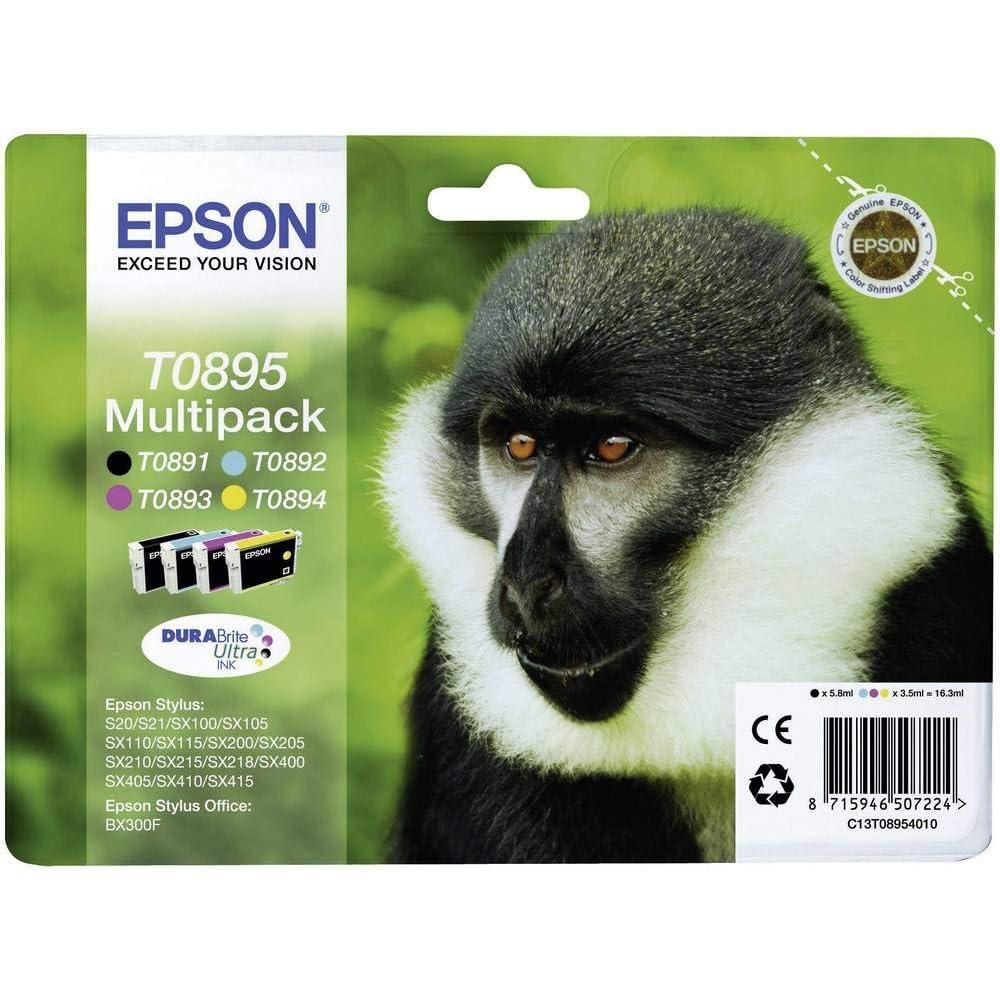 Epson Original T0895 Druckerpatronen-Set (4-farbig) - Galaxus