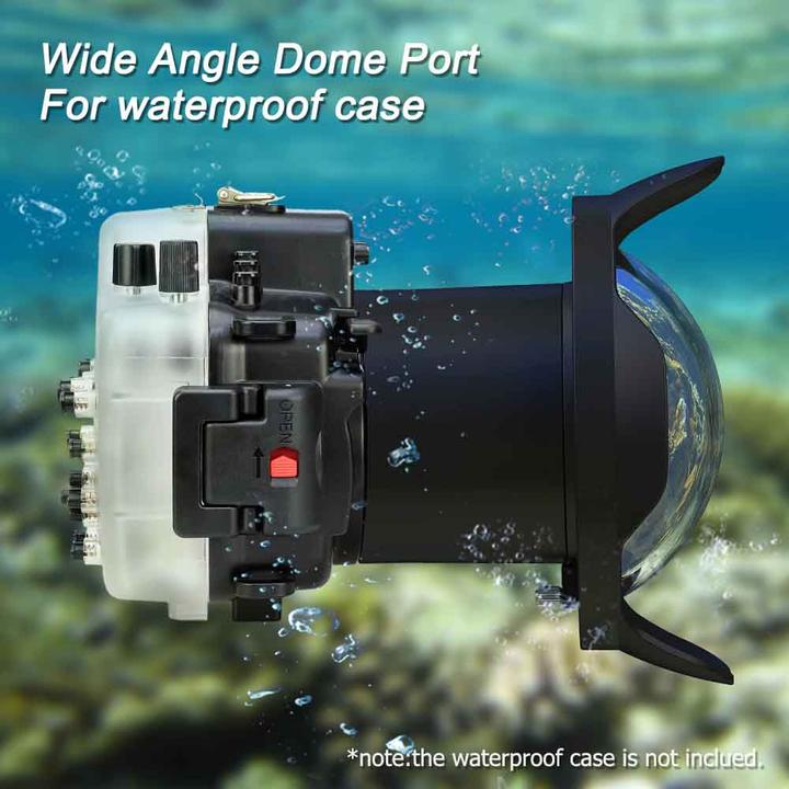 Seafrogs WA005-A-GL WA005-A Series 6 inch Dome Port 40M/130FT (Plastic ...