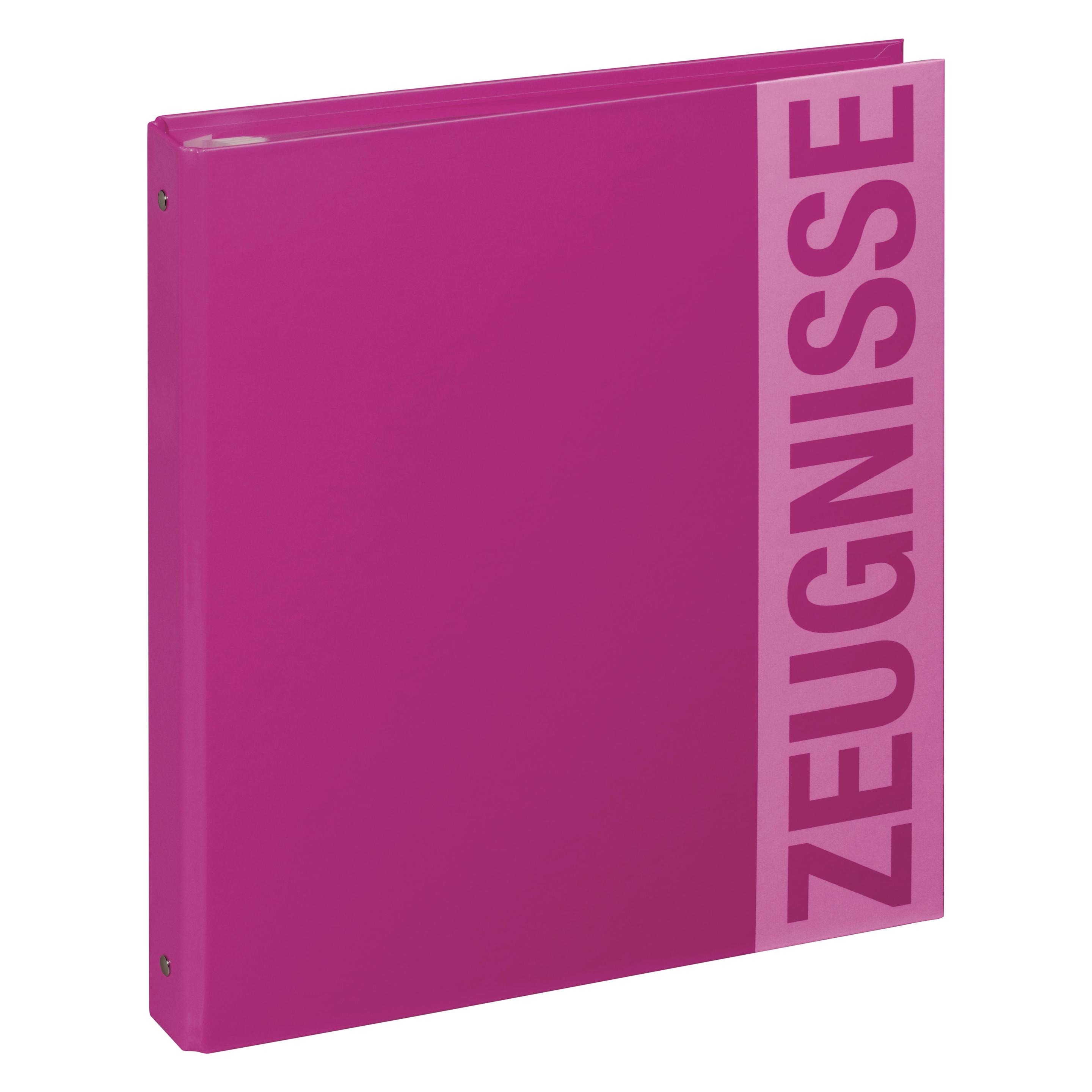 Pagna Ringmappe Zeugnis A4 4R dunkelrosa (A4) - kaufen bei Digitec