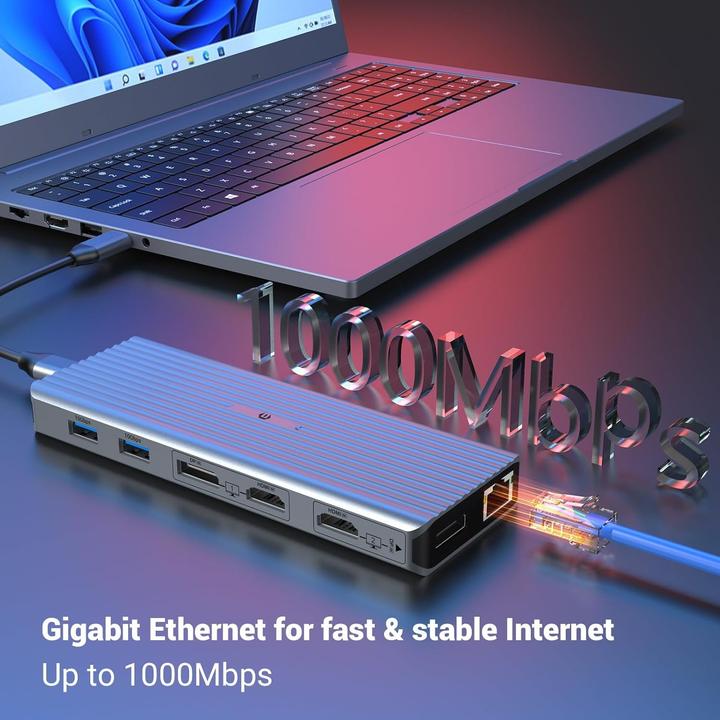 Bigbig won USB-C-Dockingstation mit Triple-Display (USB-C) - Galaxus