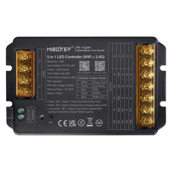 MiBoxer Synergy 21 LED Controller 5in1 RGB-CCT DC1248V WiFi 2.4G HP