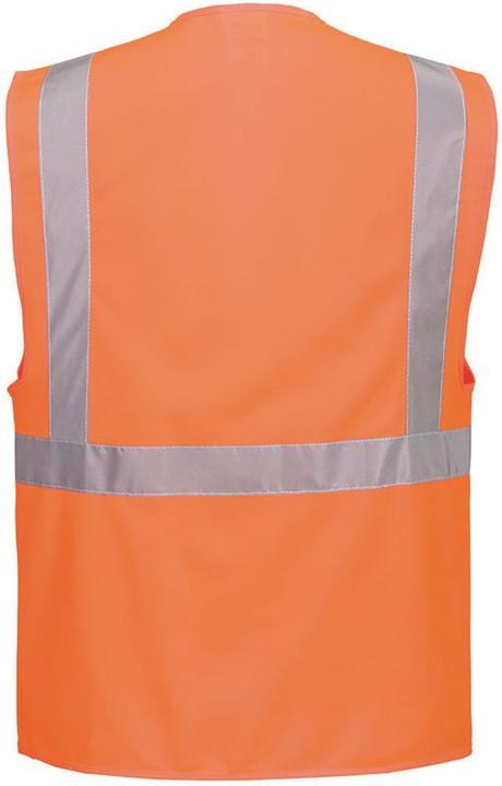 Portwest Warnweste Berlin Executive, leuchtorange, EN ISO 20471, 100% ...