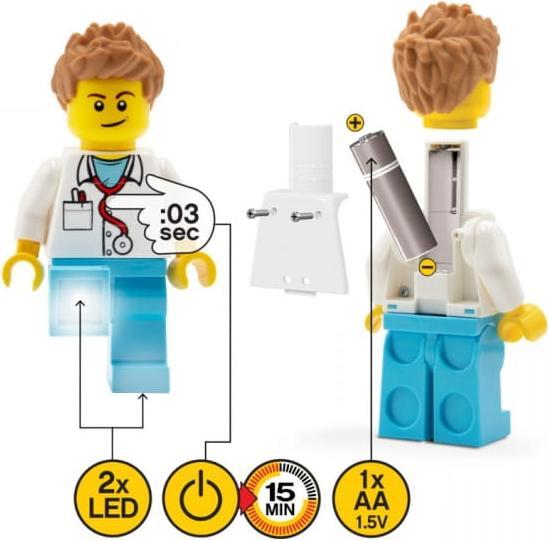 Euromic LEGO - LED Torch - Male Doctor (4006416-LGL-TO48) - Galaxus