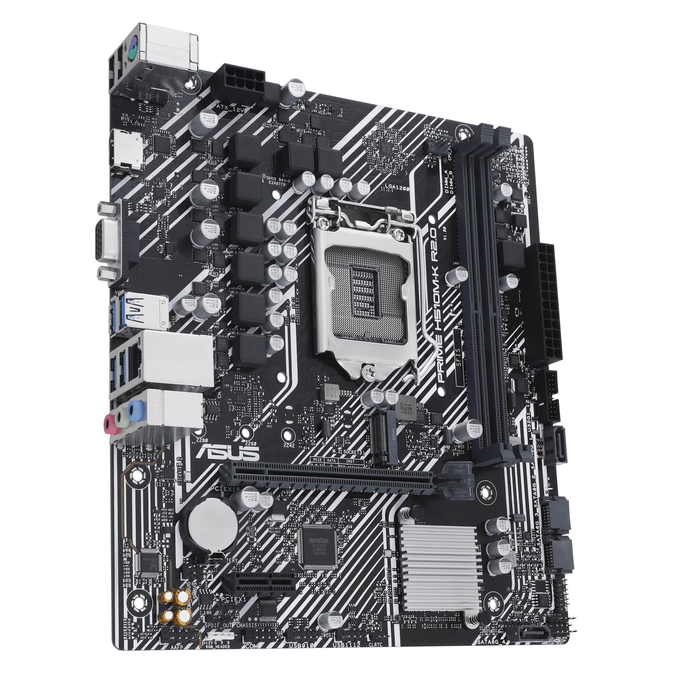 ASUS MB Intel 1200 PRIME H510M-K R2.0 - buy at Digitec