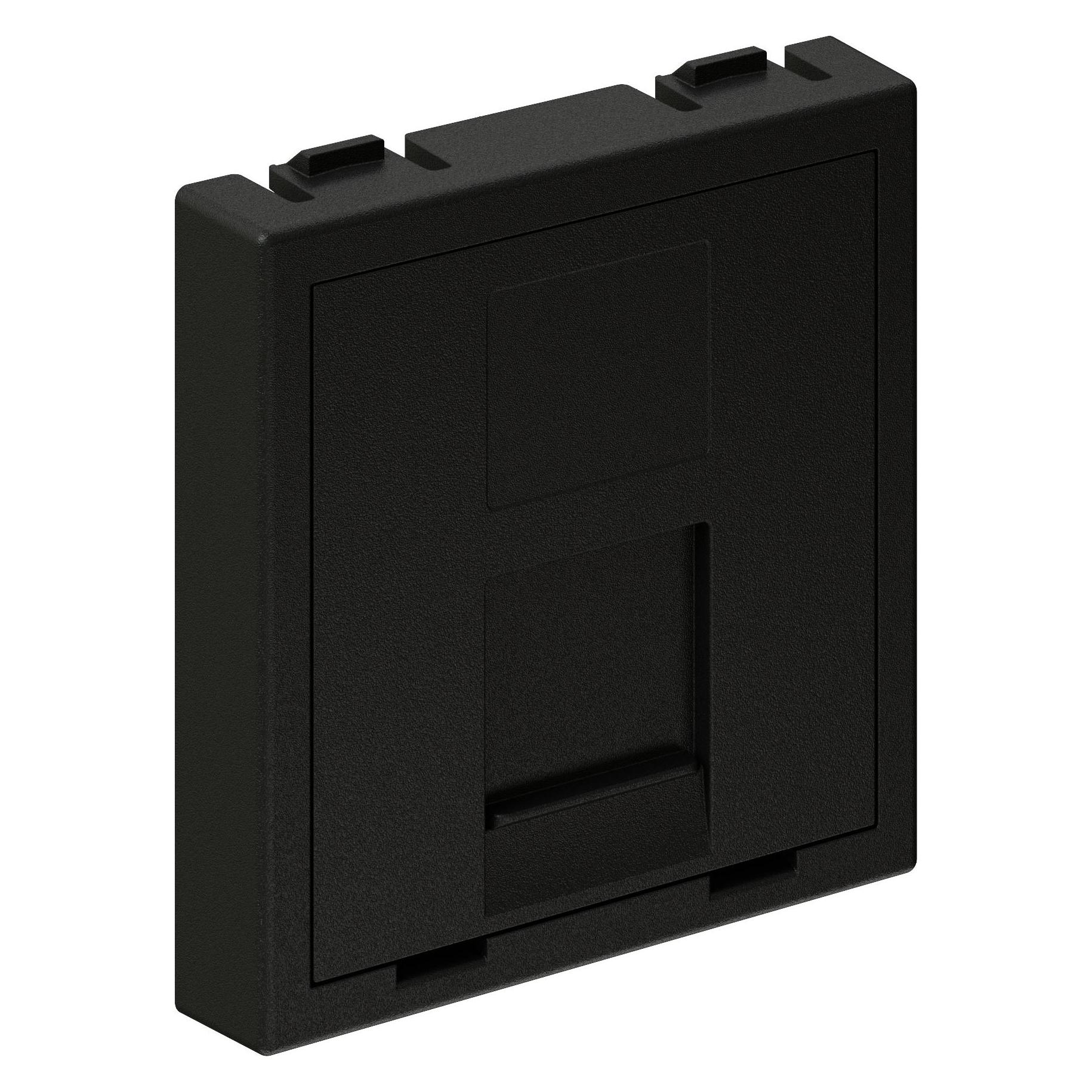 IB Connect Multimedia-Zubehör 45x45 anthrazit Abdeckung für 1x RJ45 ...