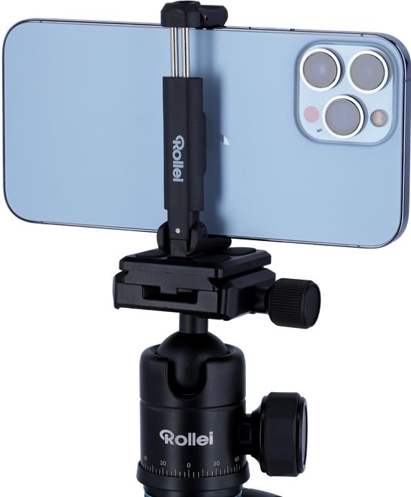 Rollei Smartphone-Halter für Stativ-Mittelsäule | Breiter Klemmbereich ...