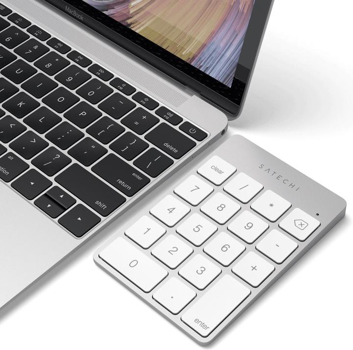 Satechi Slim Alu Keypad - Elegante BT Zahlentastatur mit (Nummernblock ...