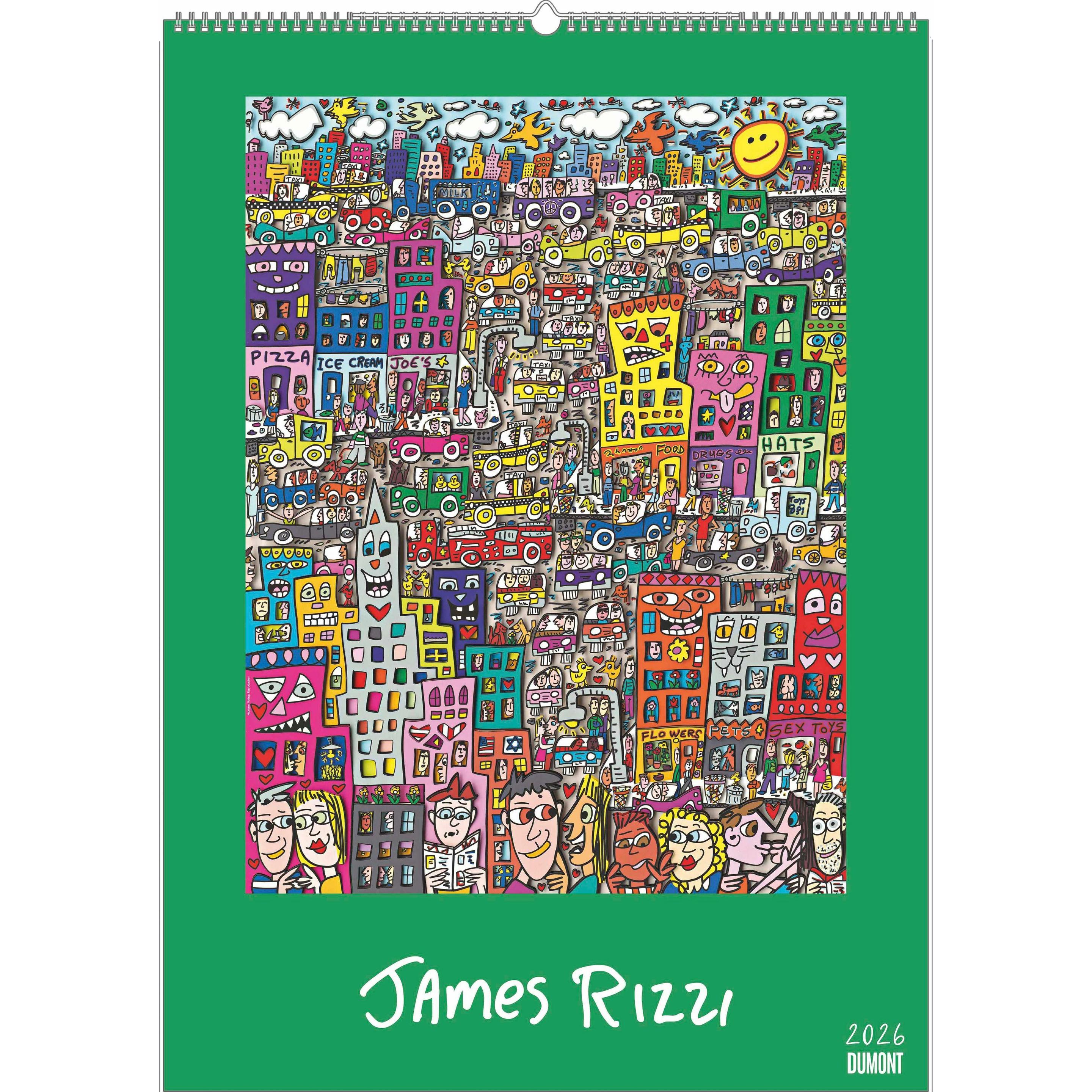 DuMont James Rizzi 2026 - Kunst-Kalender - Poster-Kalender - 50x70 ...