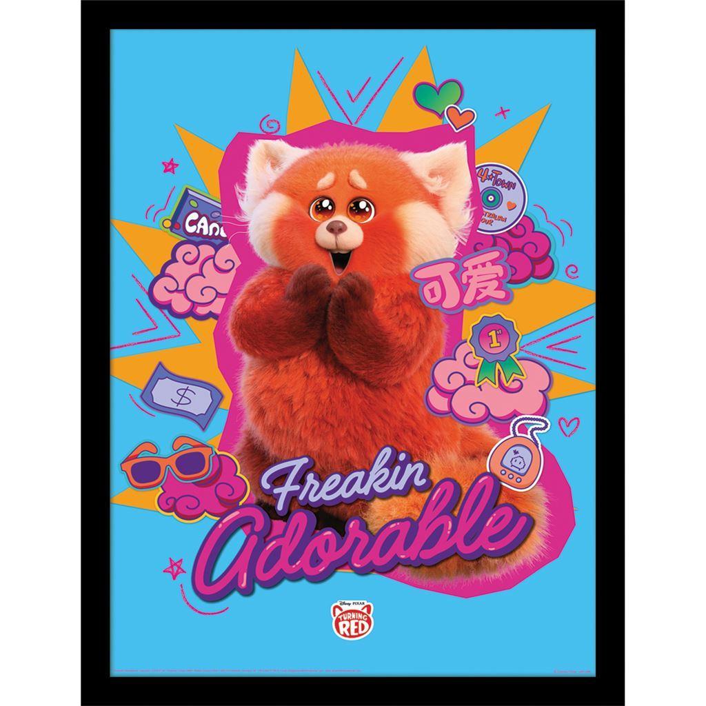 Turning Red Freakin Adorable Framed Poster - buy at Galaxus