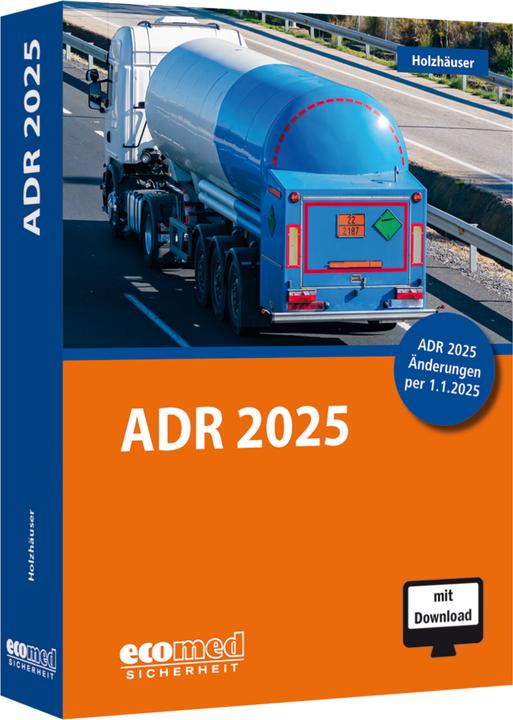 Ecomed Storck Holzhäuser:ADR 2025, m. 1 Buch, m. 1 On - Galaxus