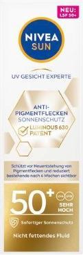 NIVEA UV Face Luminous Anti-Pigments LSF 50+ (SPF 50+, 40 ml)