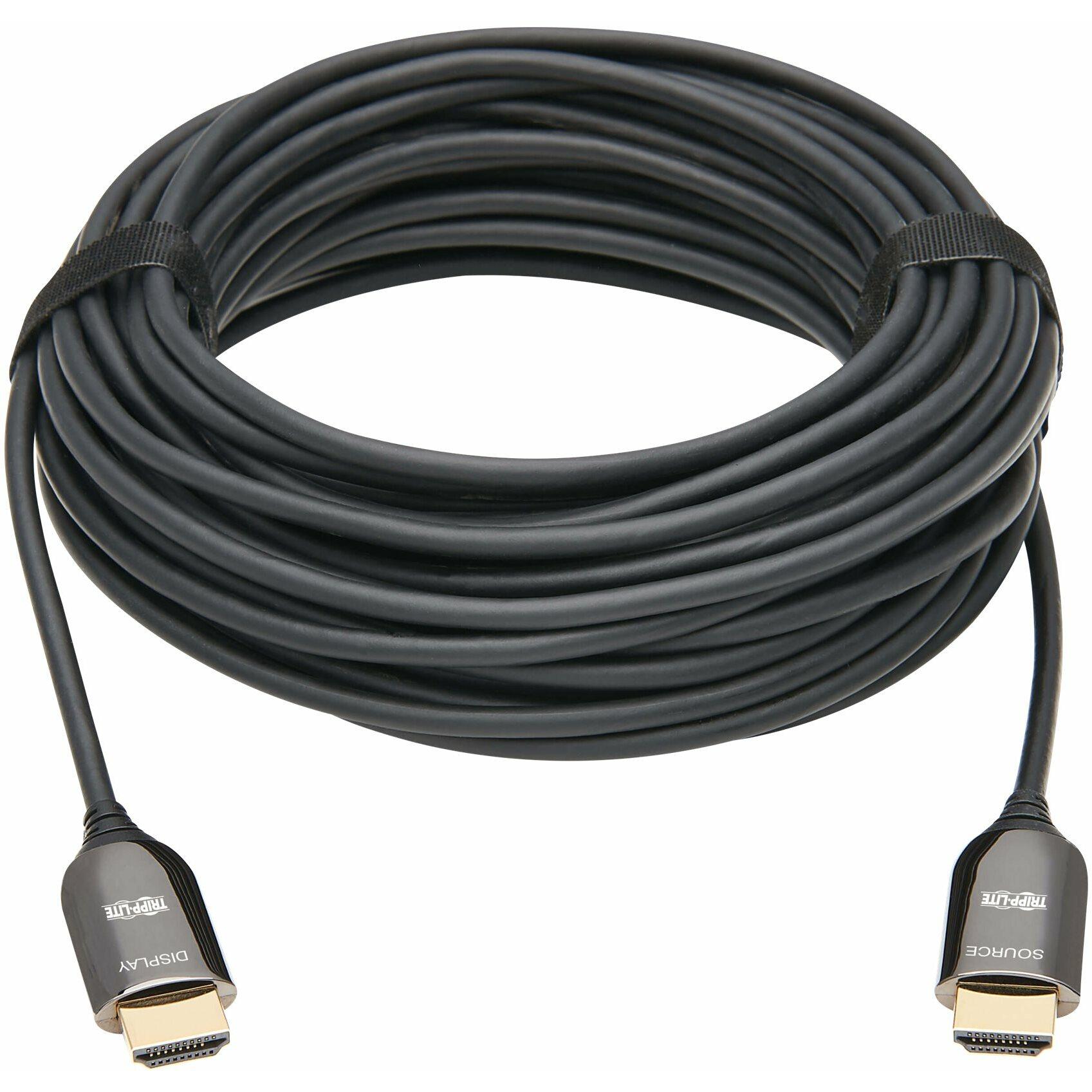 Eaton 8K HDMI Plenum-Rated Fiber Active Optical Cable AOC 8K UHD 60Hz ...