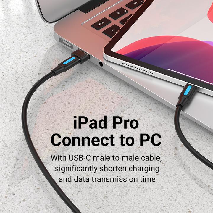 Vention USB 2.0 Male to USB-C Female Adapter CDWB0 Black PVC - Galaxus