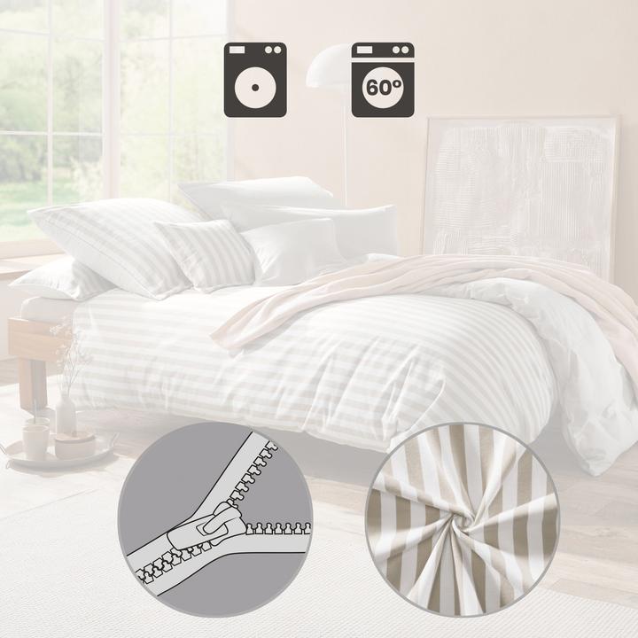 Erwin Müller Wendebettwäsche (155 x 200 cm, 80 x 40 cm) - Galaxus