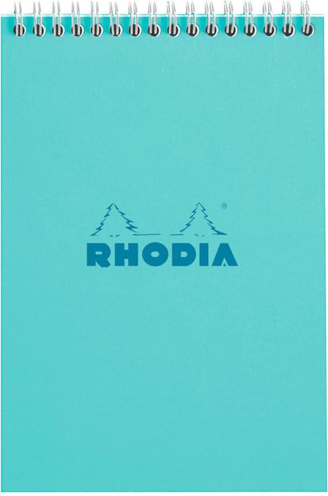 Rhodia Spiralblock, COULEURS A5 kariert 80 Blatt 80g, mikroperforiert ...