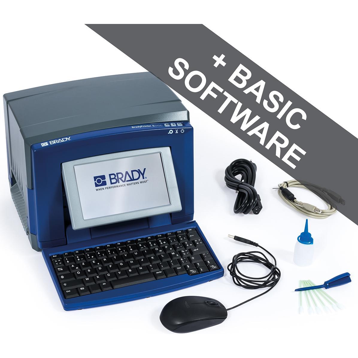 Brady S3100-QZ, sign and label printer, thermal transfer printing ...