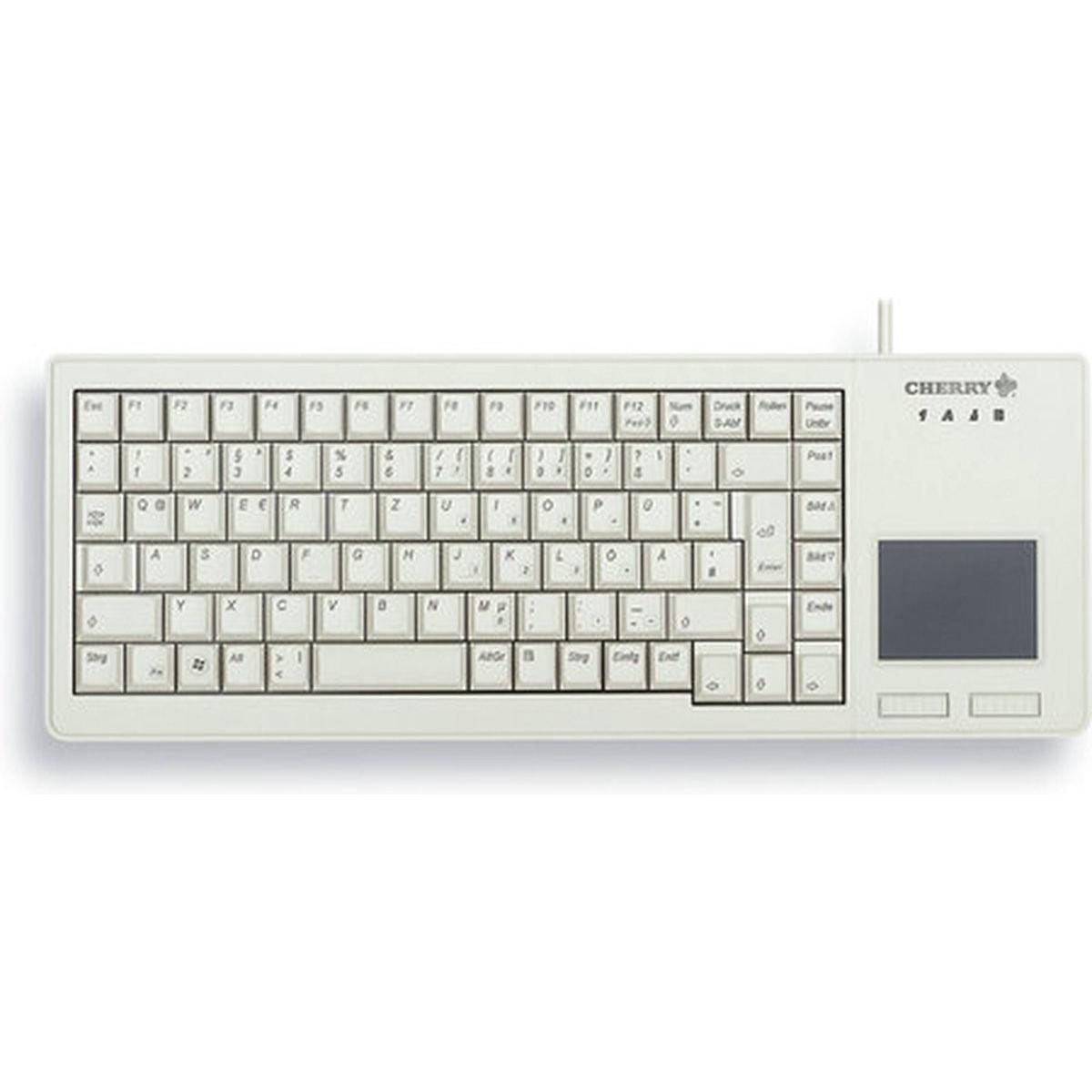 CHERRY XS Touchpad Keyboard corded USB grey (DE) (Germany, Cable) - Galaxus