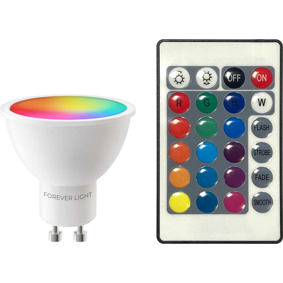 Forever Light LED Bulb RGB GU10 4.8W 440lm 4000K class F - Digitec