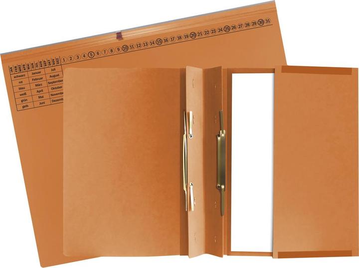 Exacompta 25 hanging files Exaflex cardboard orange 2 x commercial ...