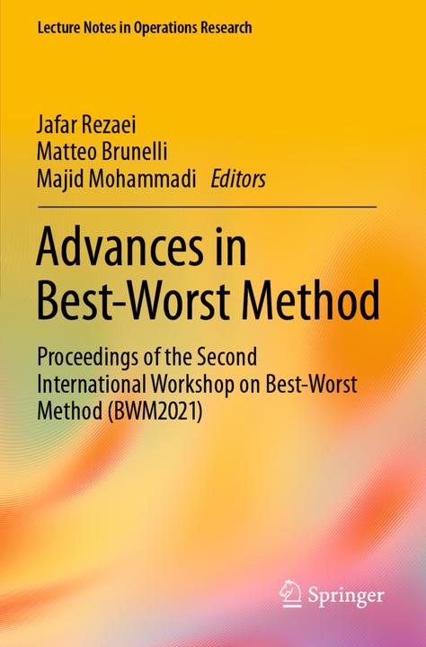 Springer Advances in Best-Worst Method - kaufen bei Galaxus