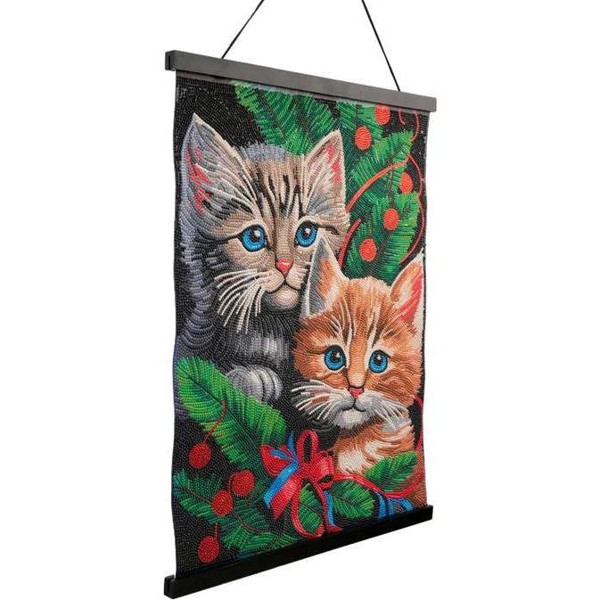 Craft Buddy Crystal Art Scroll Cute Cats, 40 x 50 cm - Galaxus