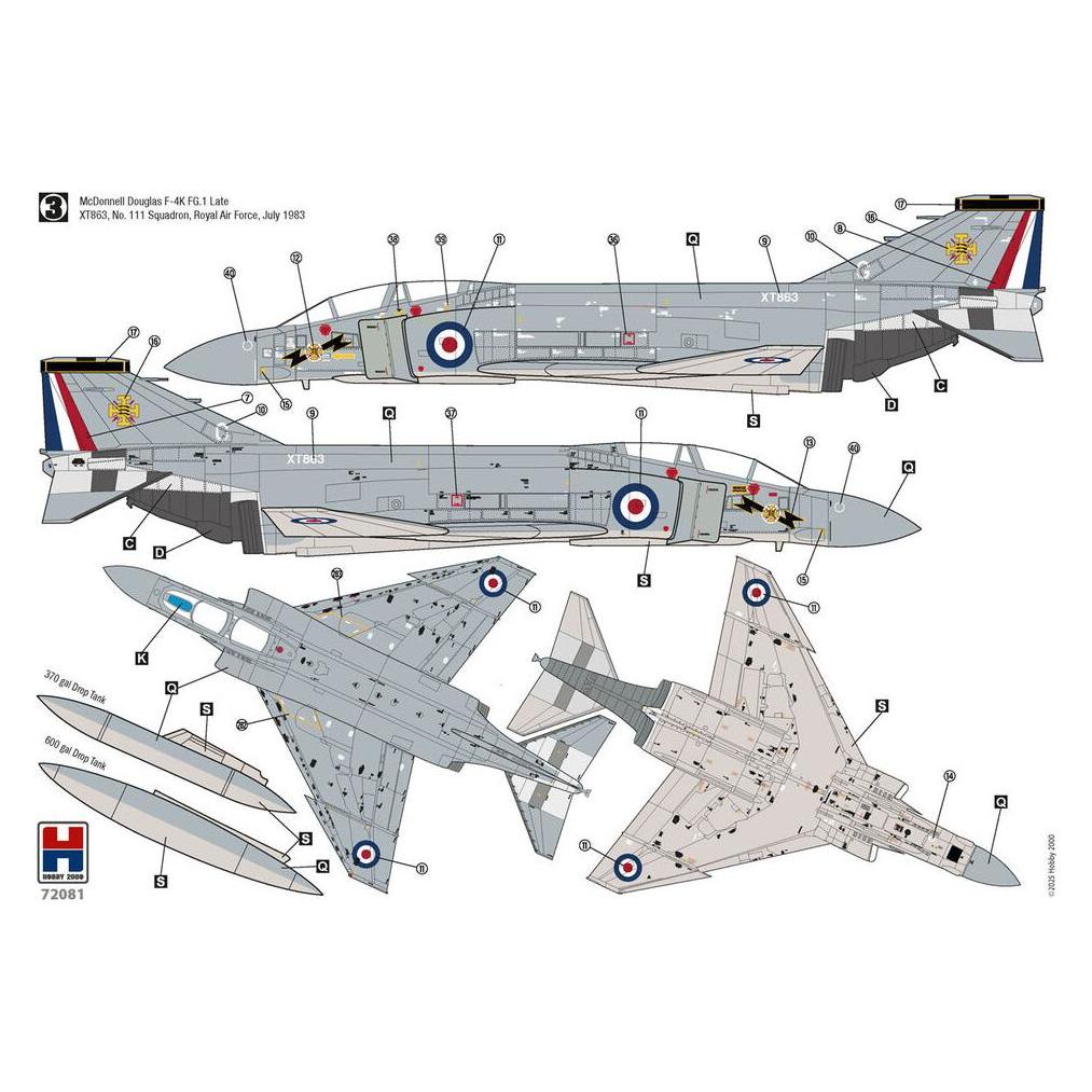 Hobby 2000 F-4K Phantom FG.1 Late vol.1 - kaufen bei Galaxus