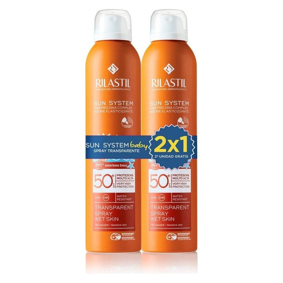 Rilastil Sun System Baby Spray Transparent Spf50 2x200ml (SPF 50+, 400 ml)