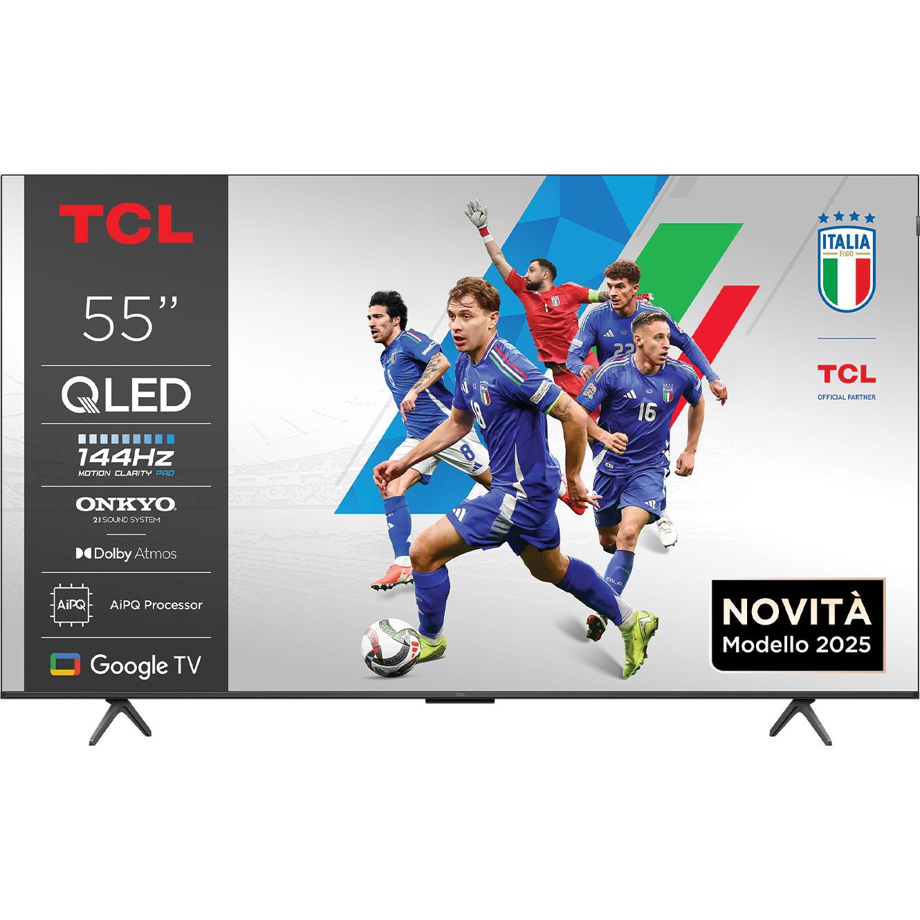 TCL Serie P8K Smart TV QLED 4K 55" 55P8K, audio Onkyo 2.1, Dolby Vision ...